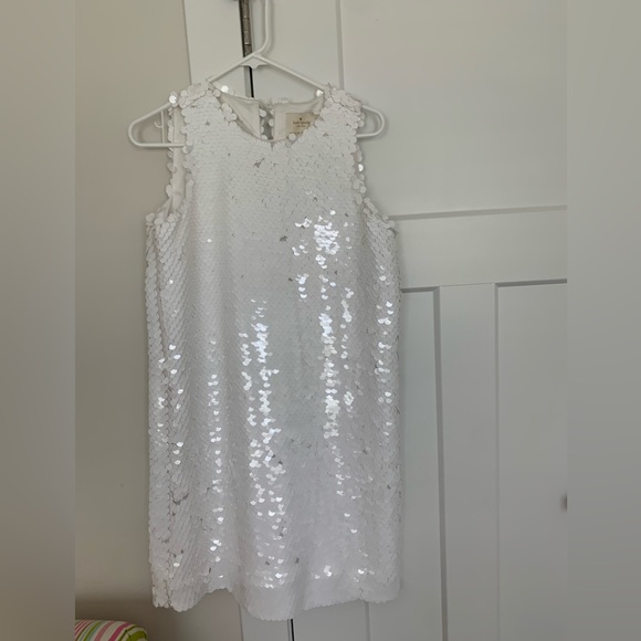 kate spade | Dresses | Kate Spade White Sequin Dress | Poshmark